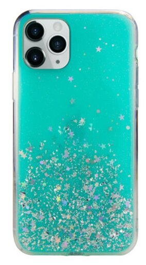 Чехол SwitchEasy Starfield для iPhone 11 Pro прозрачный мятный