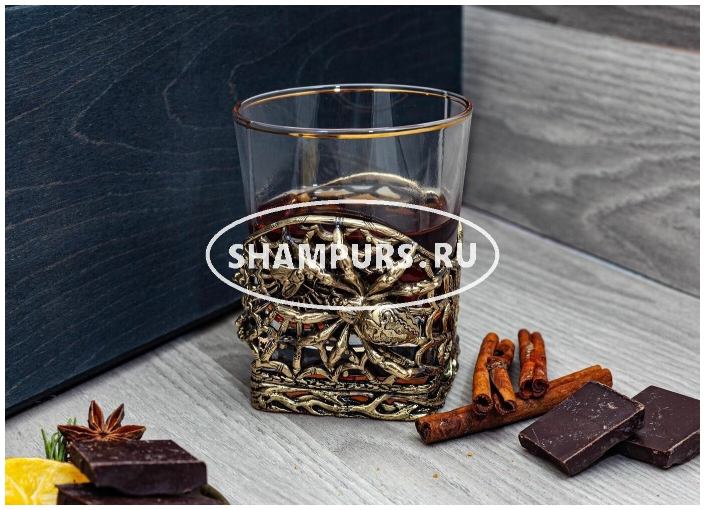 Стакан для виски Паук