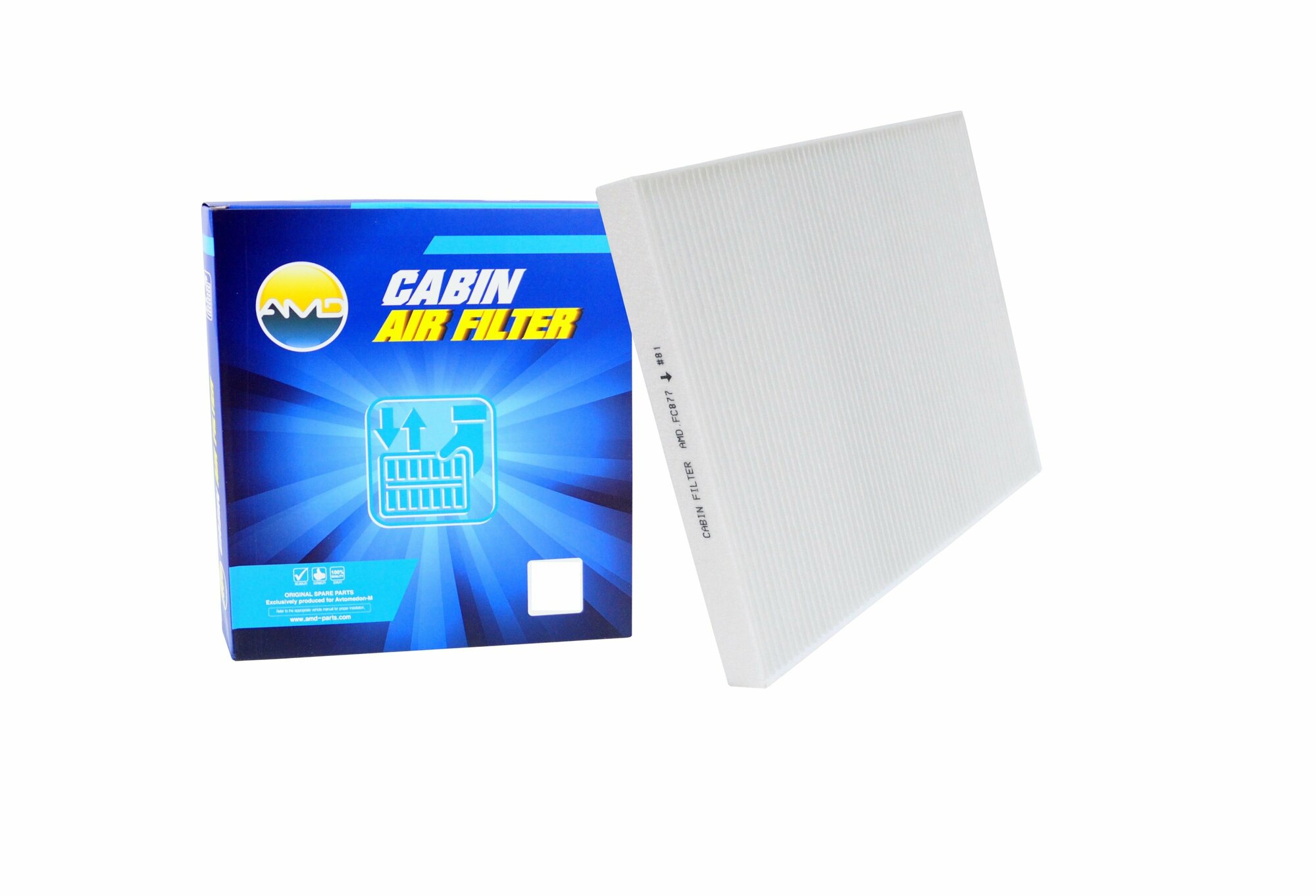 Фильтр салонный 82205905 AMD. FC877 для CHRYSLER Voyager IV RG 1999-2008 DODGE Caravan IV RG 2000-2007