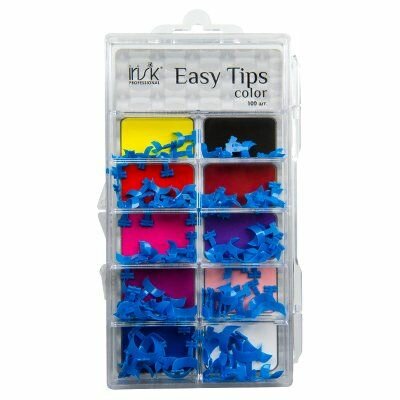 Типсы френч Easy Tips в боксе, 100шт, Т614-01-07, синие,