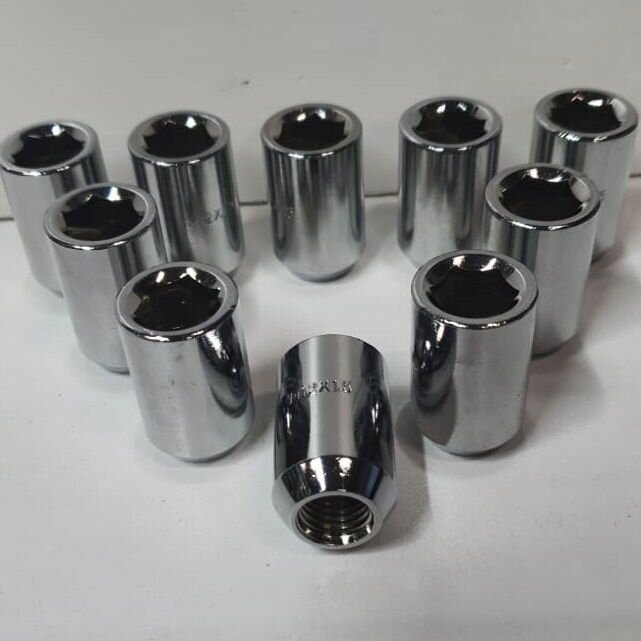 Гайка колёсная 12x1,5x32, конус, под внутренний ключ, 10 штук