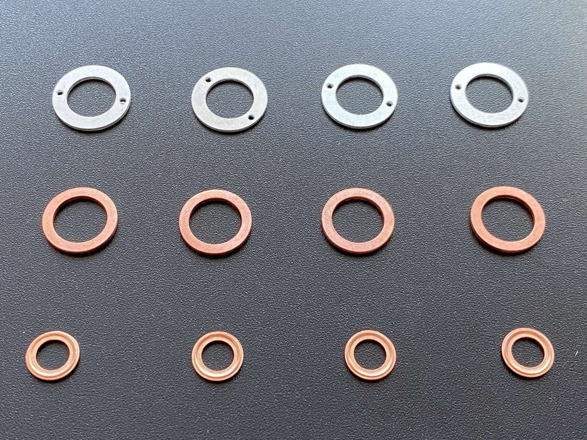 Комплект колечек топливной форсунки на 4 штуки FIRK42500 D4BH Hyundai Terracan