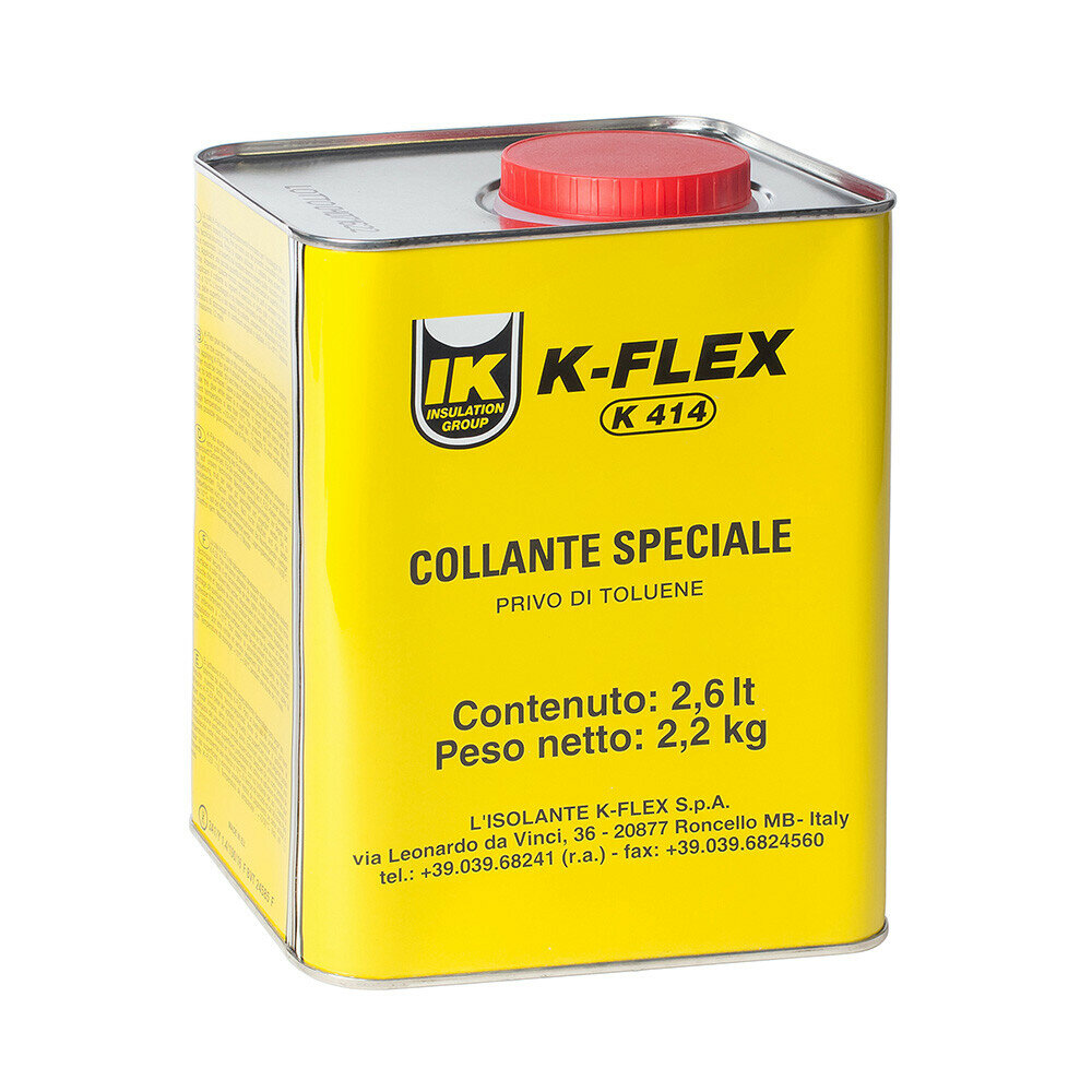 Клей контактный каучуковый K-FLEX К-414+ для трубной изоляции 2,6 л K-FLEX 850CL020004