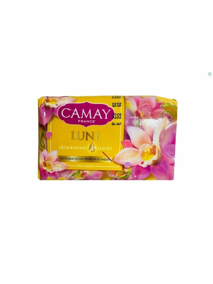 Camay France - Туалетное мыло Lune бергамот и сандал 85 г