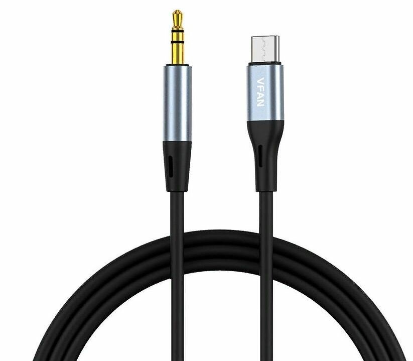Аудиокабель-переходник AUX USB type-C -> jack 3,5 мм 1.8 метра