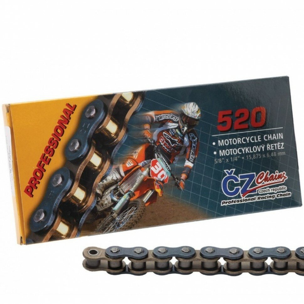 Цепь для мотоцикла CZ Chains 520 M - 120