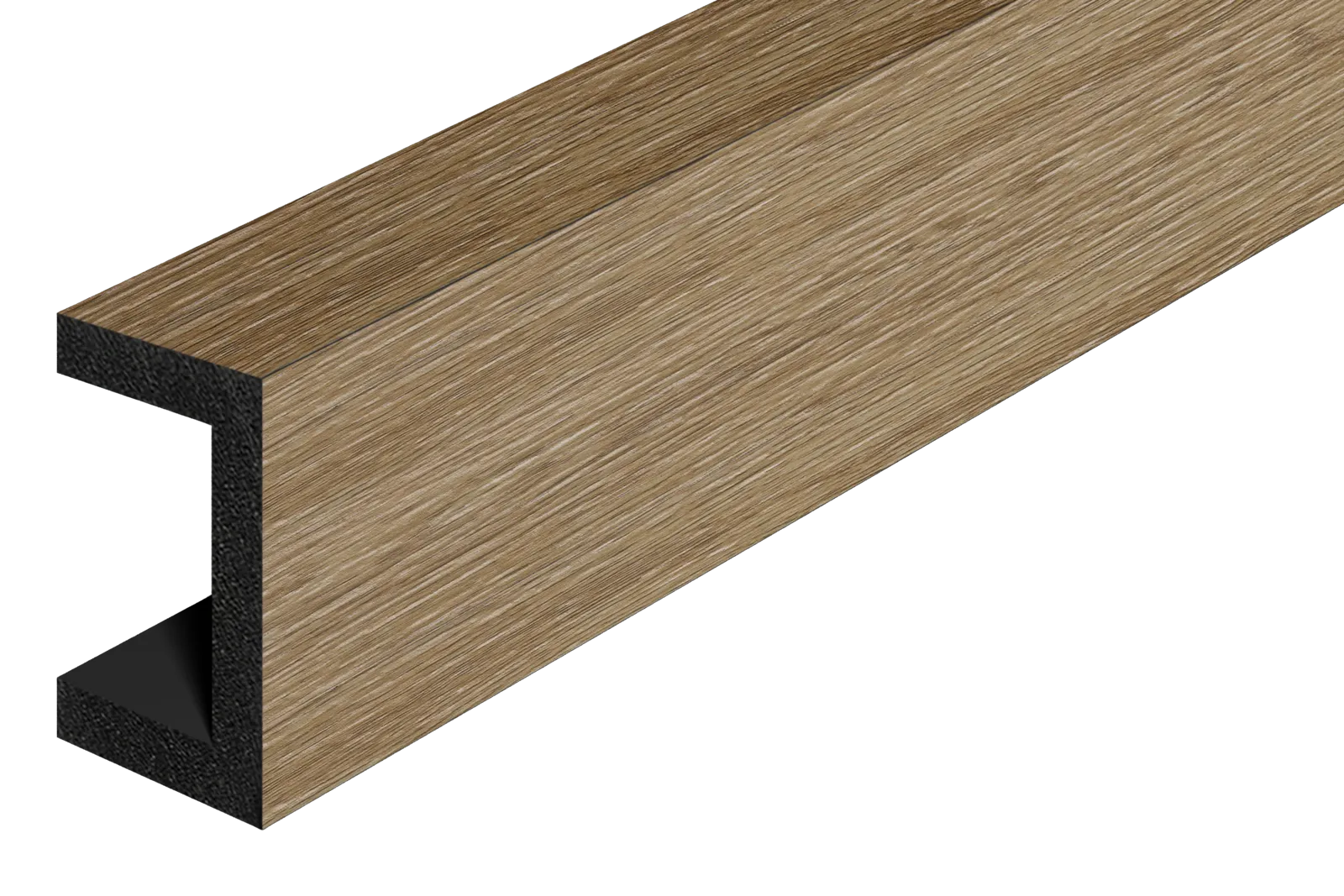 Декоративная рейка из дюрополимера ламинированная 613-64SH Decor-Dizayn