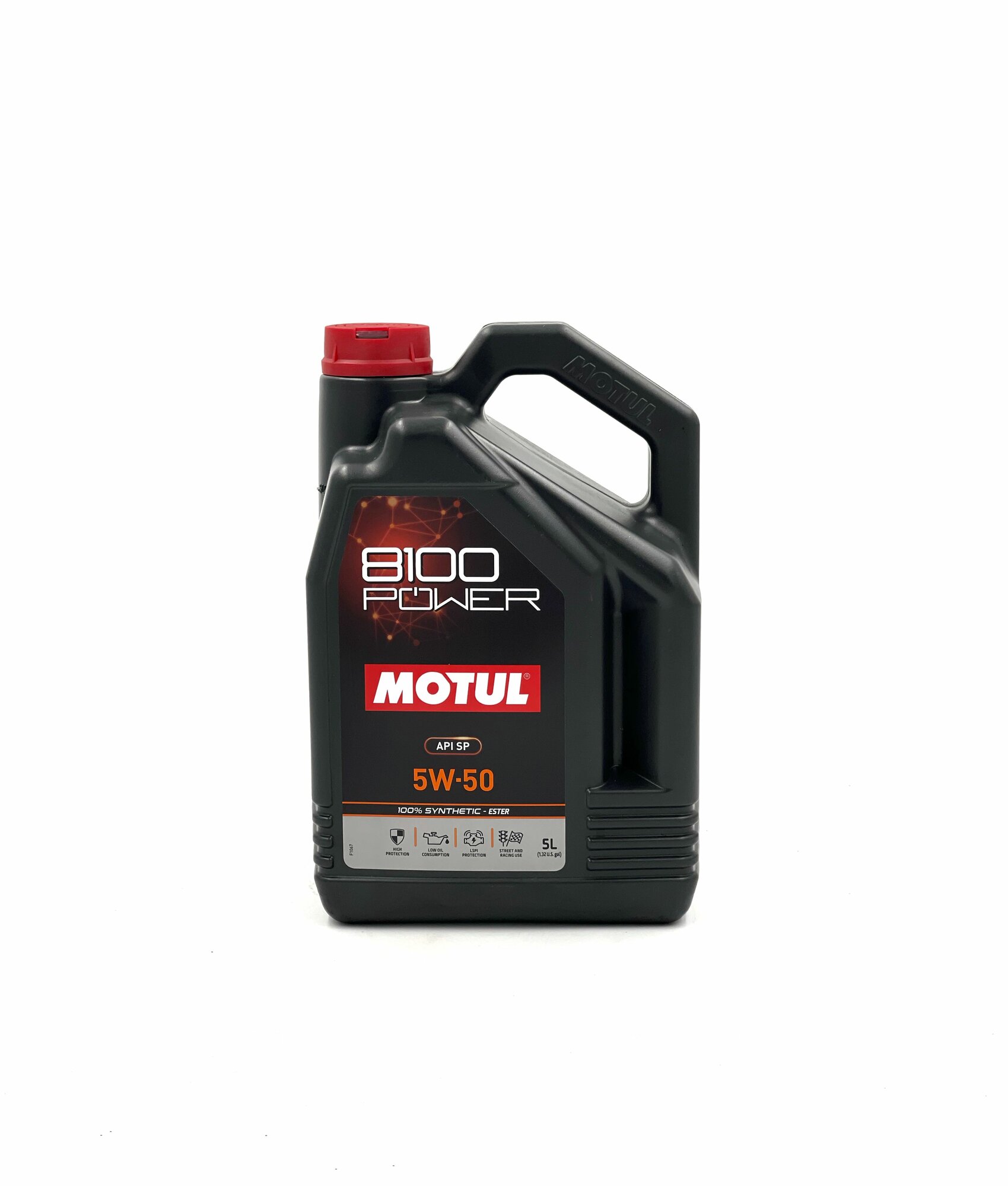 Масло моторное Motul 8100 Power Api Sp 5w-50, синтетическое 5л