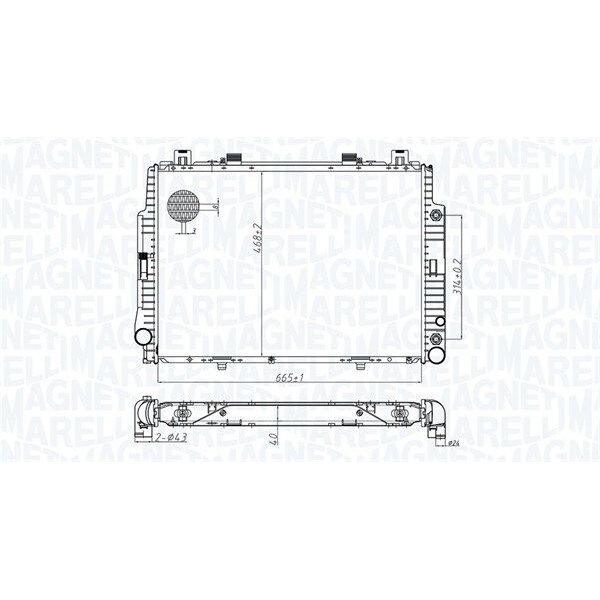 Датчик кислородный лямбда зонд для автомобиля, MAGNETI MARELLI 466016355007 (1 шт.)