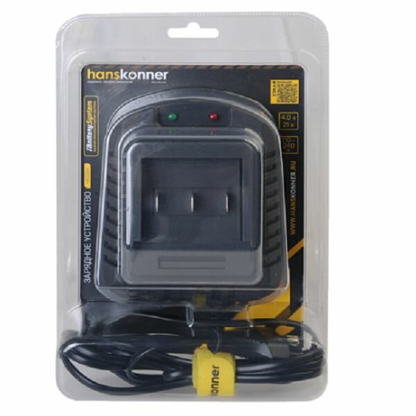 HBC2004 зарядное устройство Hanskonner, 18В, 1BatterySystem, 4.0A