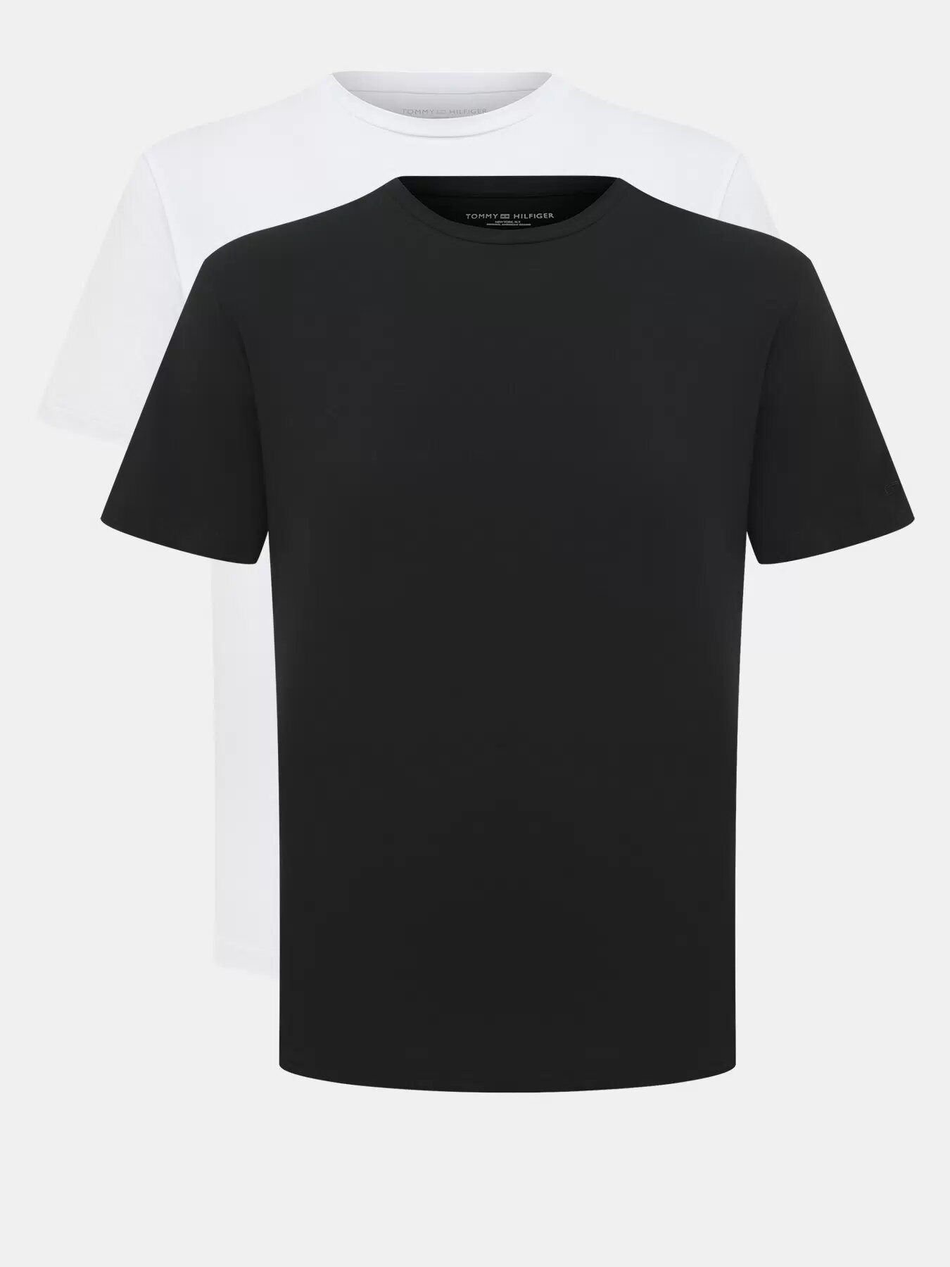 Футболка TOMMY HILFIGER, 2 шт., размер XXL, черно-белый
