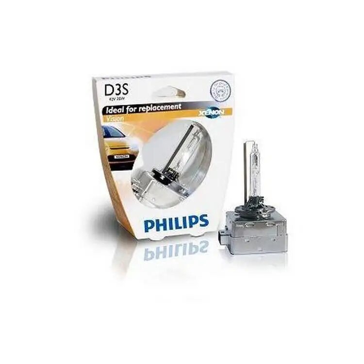 Лампа ксеноновая D3S Vision 4600K 42V 35W PK32d-5 S1 PHILIPS - 42403VIS1