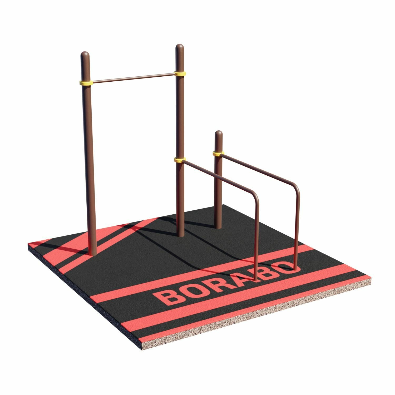 Спортивный комплекс, турник уличный с брусьями bw-137