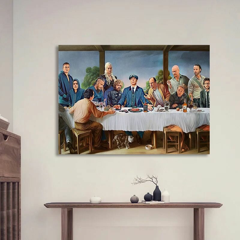 Картина ВсеКартины. Тут "Мафия", холст, на подрамнике, дерево, 30x40 см