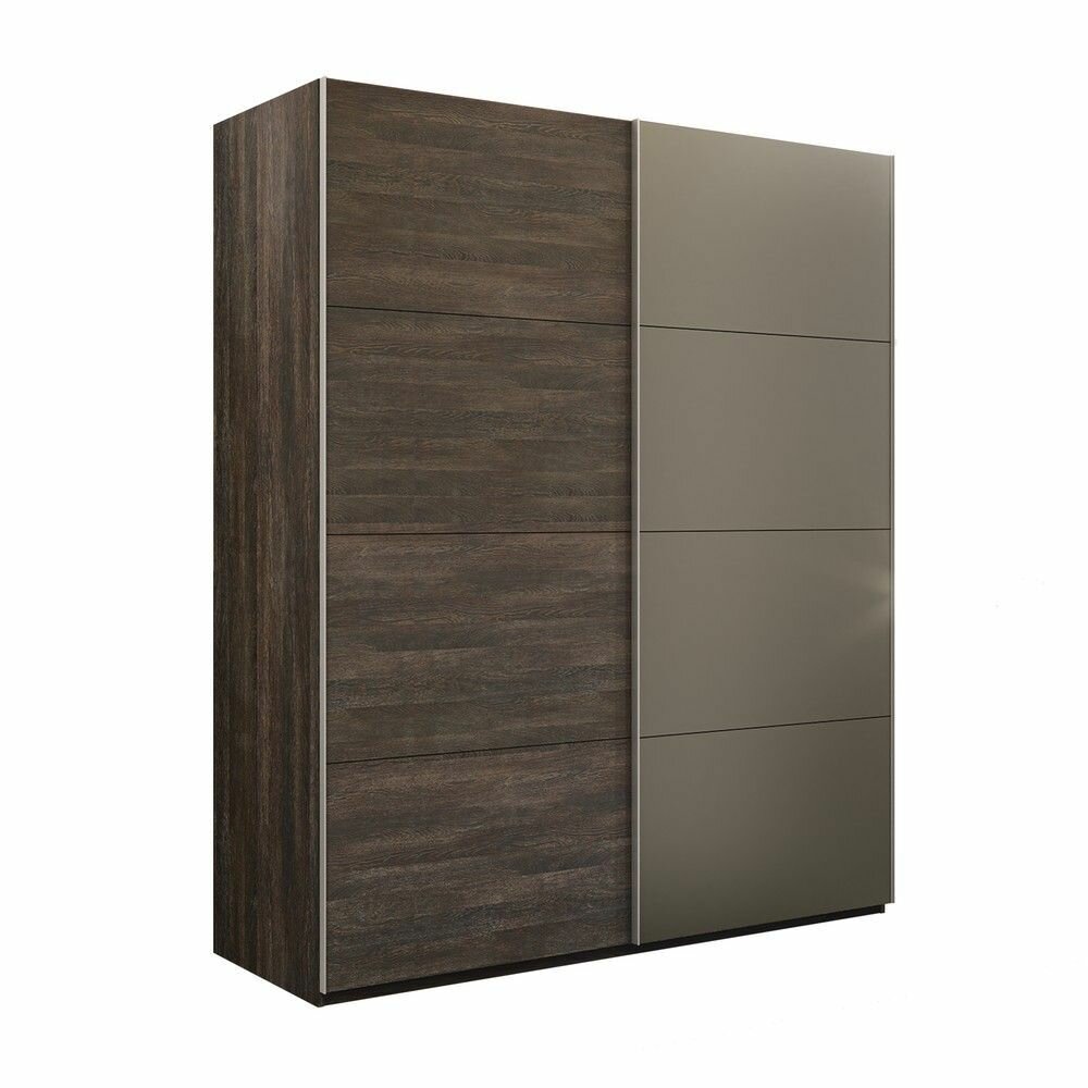 Шкаф-купе Эста 1,6, 2,2м ЛДСП/стекло хаки