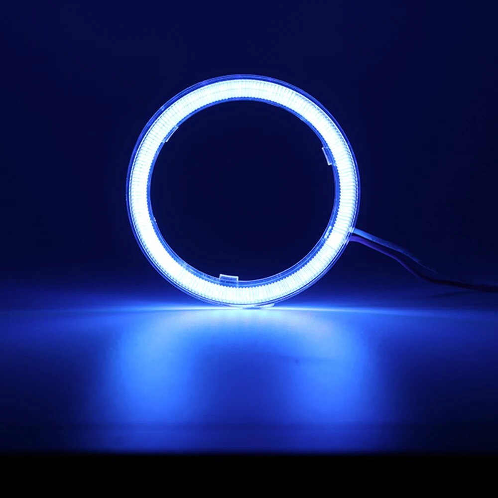 Светодиодный ангельские глазки Белый Красный Синий Желтый Moto Halo Ring Light Ангельский глаз Фара DRL Дневные ходовые огни Светодиодная лампа Автомобильные аксессуары
