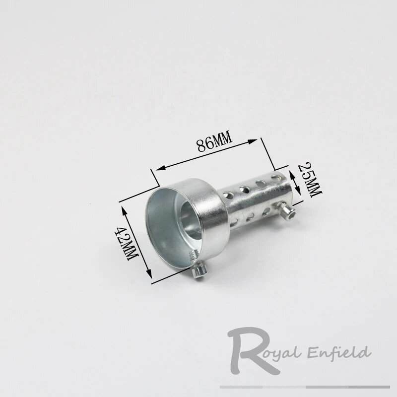Универсальный выхлопной глушитель для мотоцикла, перегородка из нержавеющей стали для 42X86