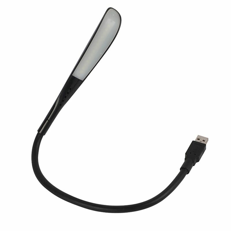 Светодиодная гибкая лампа для ноутбука, USB светильник для чтения, 1 шт.