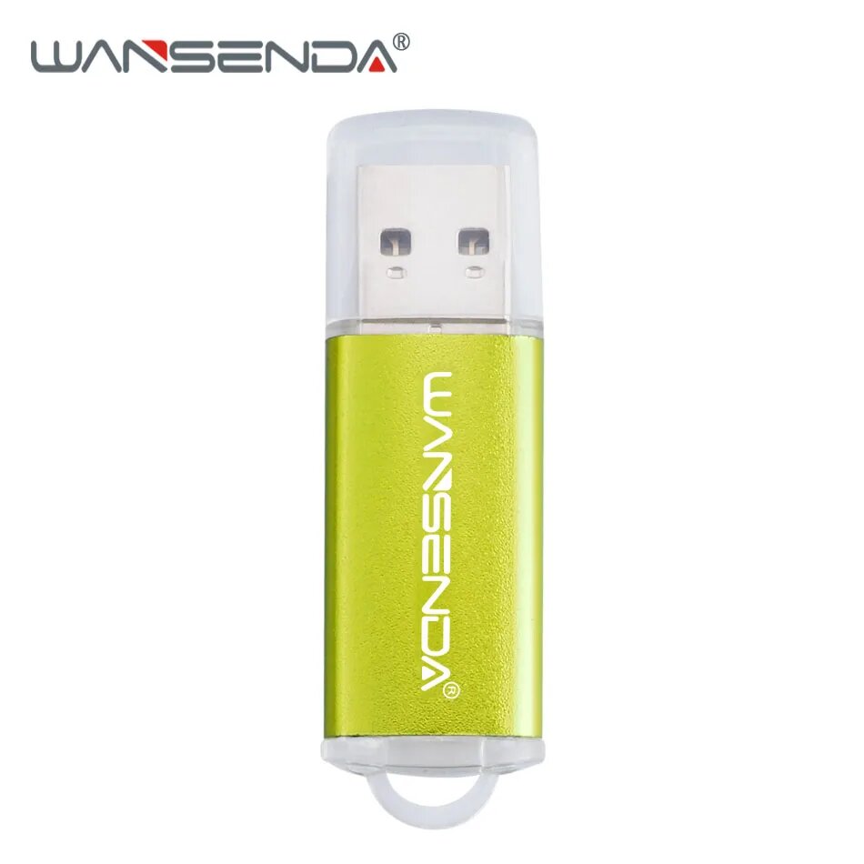 Wansenda USB 3.0 флешка металлическая 256 ГБ 128 ГБ 64 ГБ 32 ГБ 16 ГБ 8 ГБ 128 ГБ, Зеленый, зеленый
