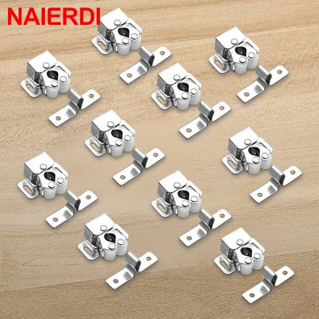 Магнитные дверные ограничители NAIERDI Silver (10PCS)