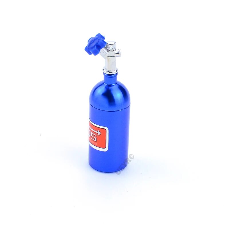 Металлическая модель азотной бутылки NOS для RC автомобилей 1/10 Синий, blue