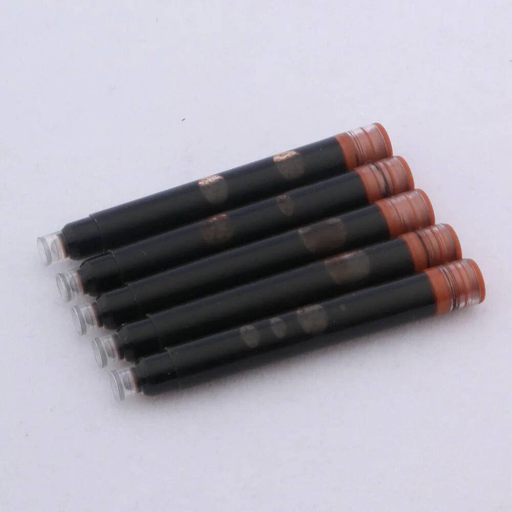 25 шт. коричневые картриджи-насосы для перьевых ручек Chouxiongluwei 2.6mm 3.4mm 3.4mm