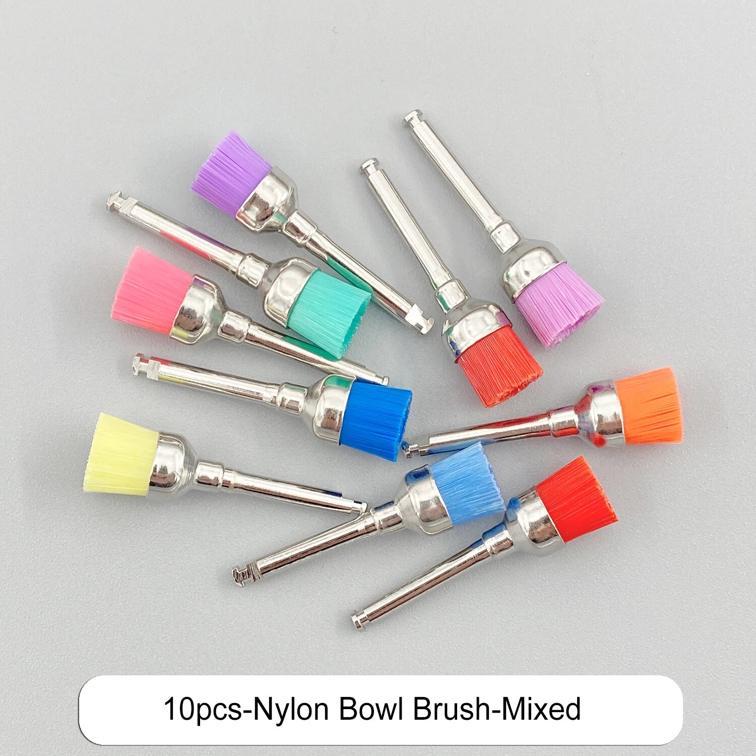 10шт. Насадки для полировки зубов, Colorful Bowl
