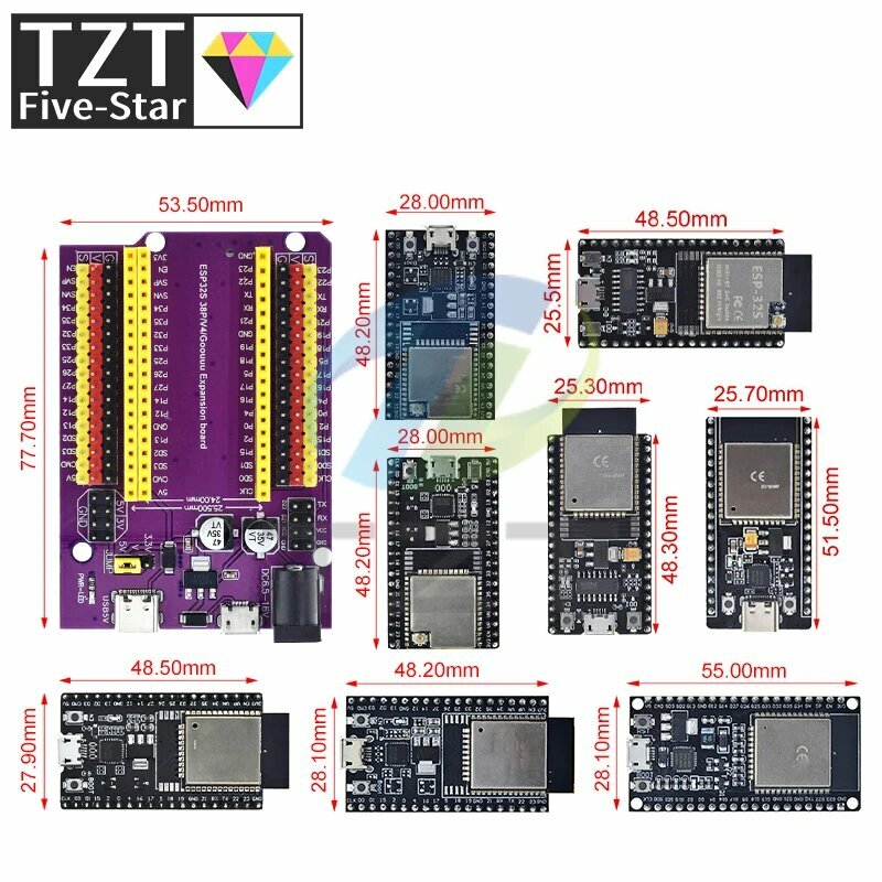 ESP32U CP2102 TYPE-C 38PIN (1Set) — фото 1