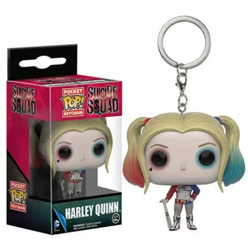 FUNKO Pop Keychain Suicide Squad Harley Quinn, Цвет: 3