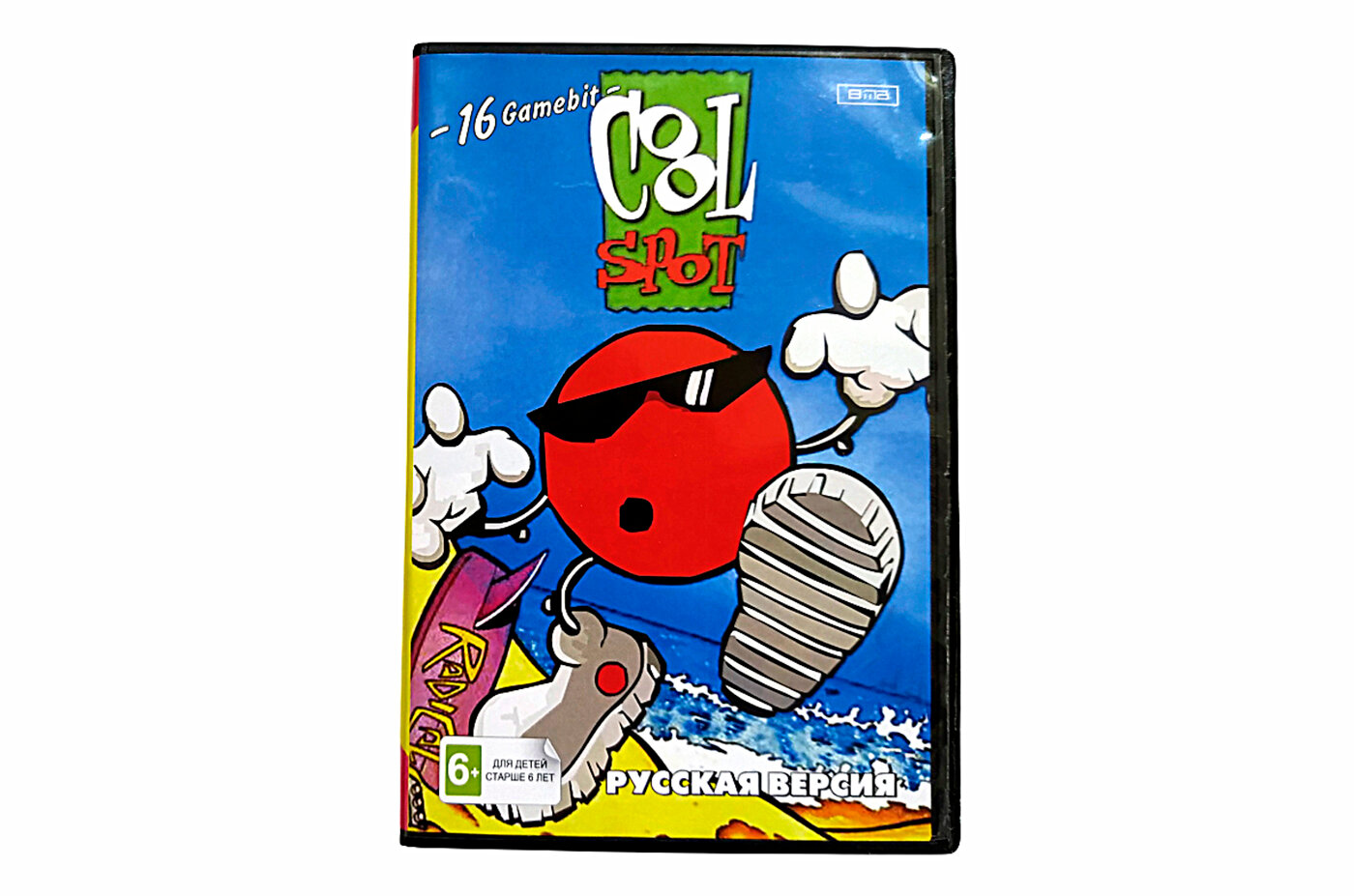 Картридж 16bit одноигровый COOL SPOT (Русская версия) для игровых приставок 8Мб