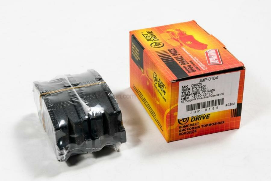 JUST DRIVE JBP0184 Колодки тормозные, передние D9026