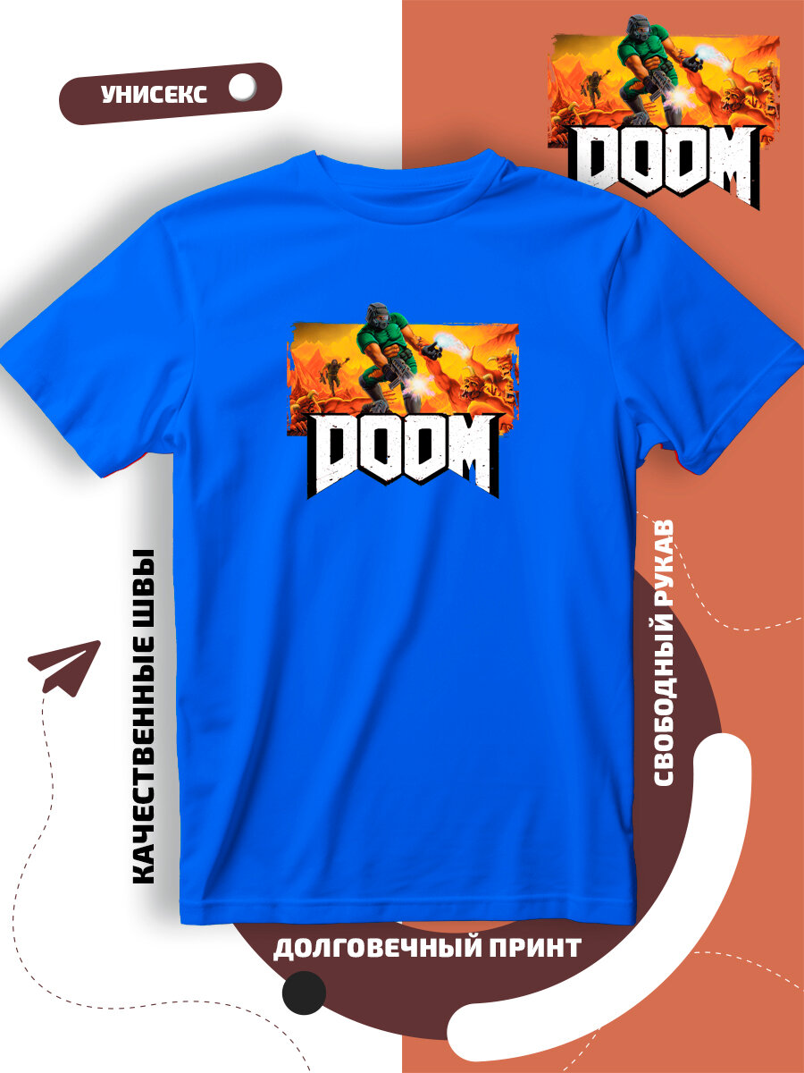 Футболка игра Doom Дум
