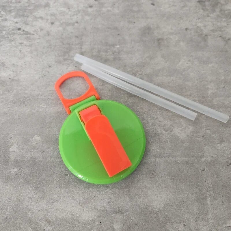 Крышка для банки с газировкой Silicone Green Orange
