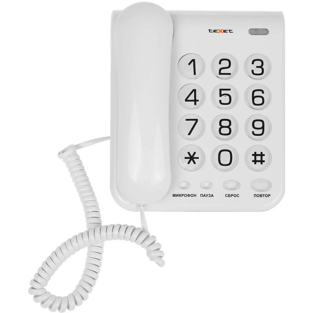 Проводной телефон TEXET TX-262 Проводной