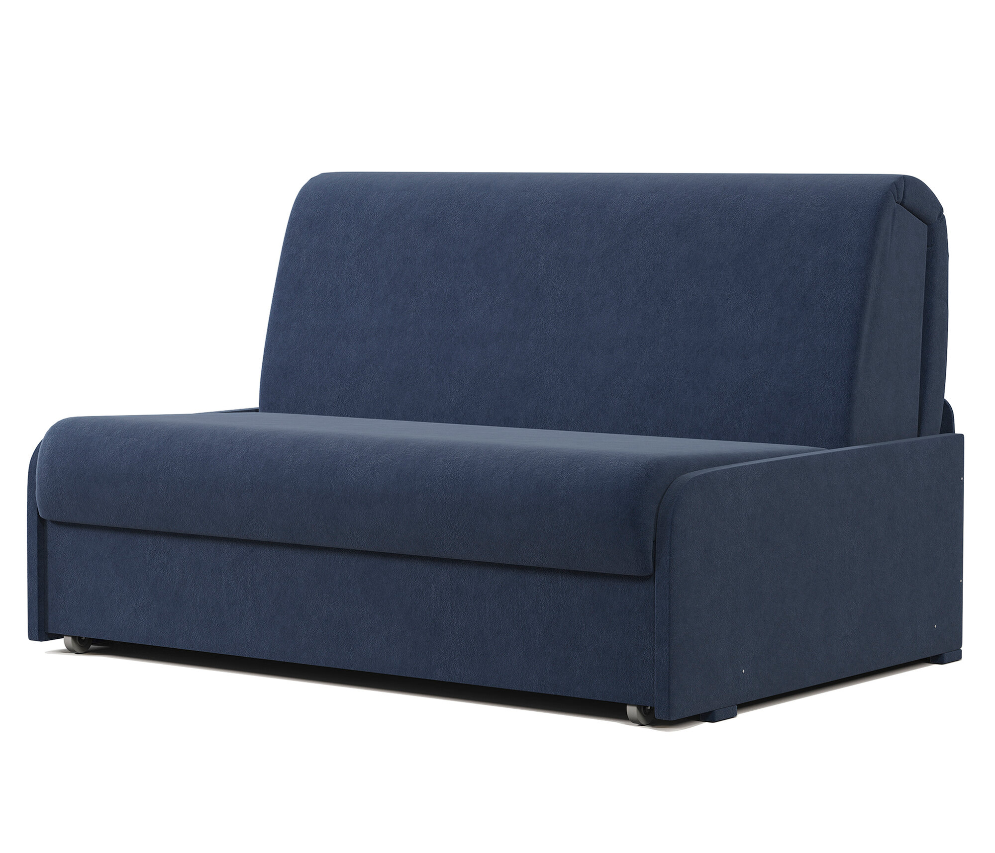 Диван-кровать Шарм-Дизайн Коломбо БП 120х194 см, диван раскладной, аккордеон, прямой, велюр Ультра миднайт