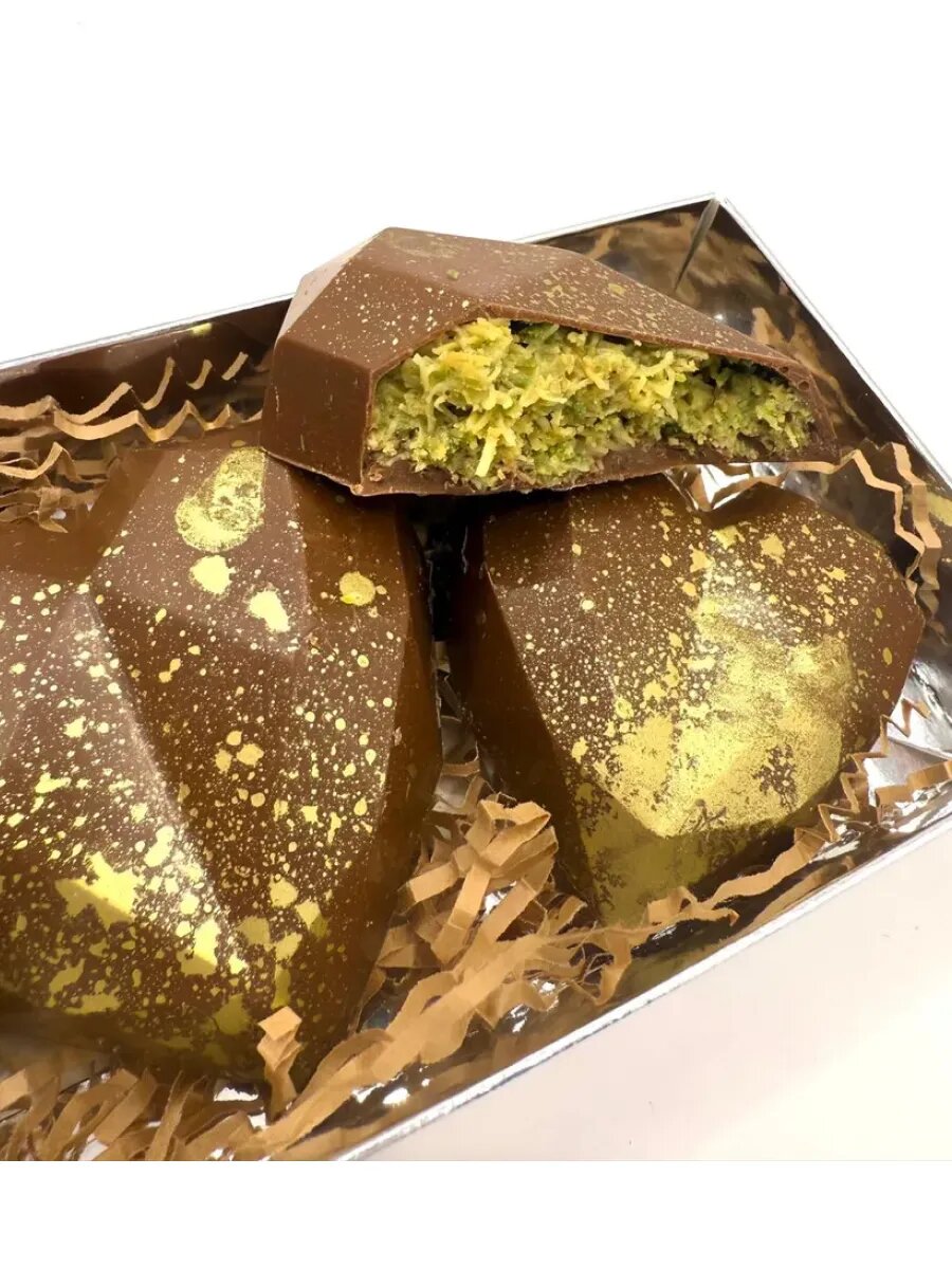 Сердечки шоколадные без сахара 110г