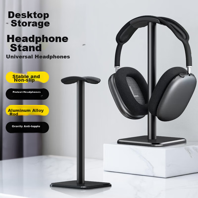 Stiger Headphone Stand, Creative Hanging Rack, Headset Holder, Computer Multifunctional Stand, Razer Display Stand, Suitable for Sony Solo3 Headphones, Storage Rack