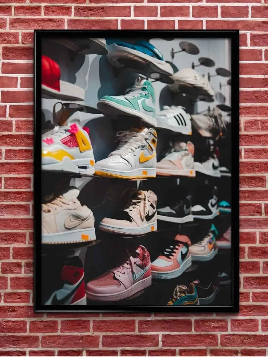 Плакат, Постер Nike, 30*40 см (фотопанно, )