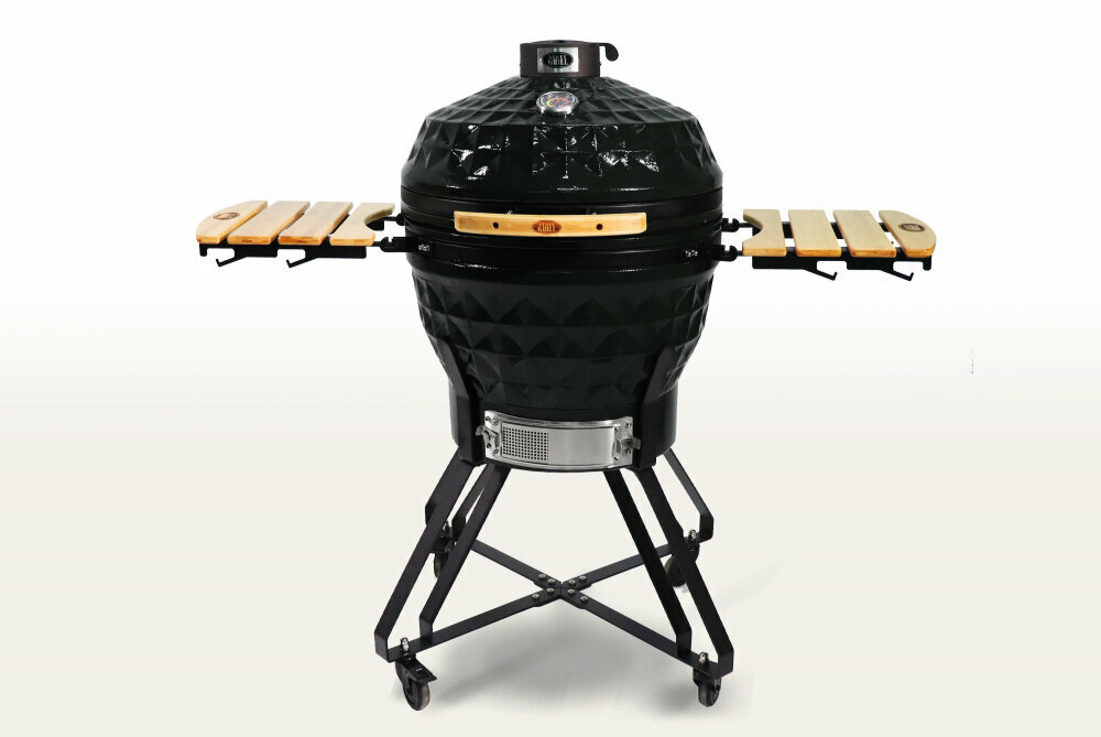 Керамический гриль-барбекю Start Grill 24 дюйма, черный, 61 см