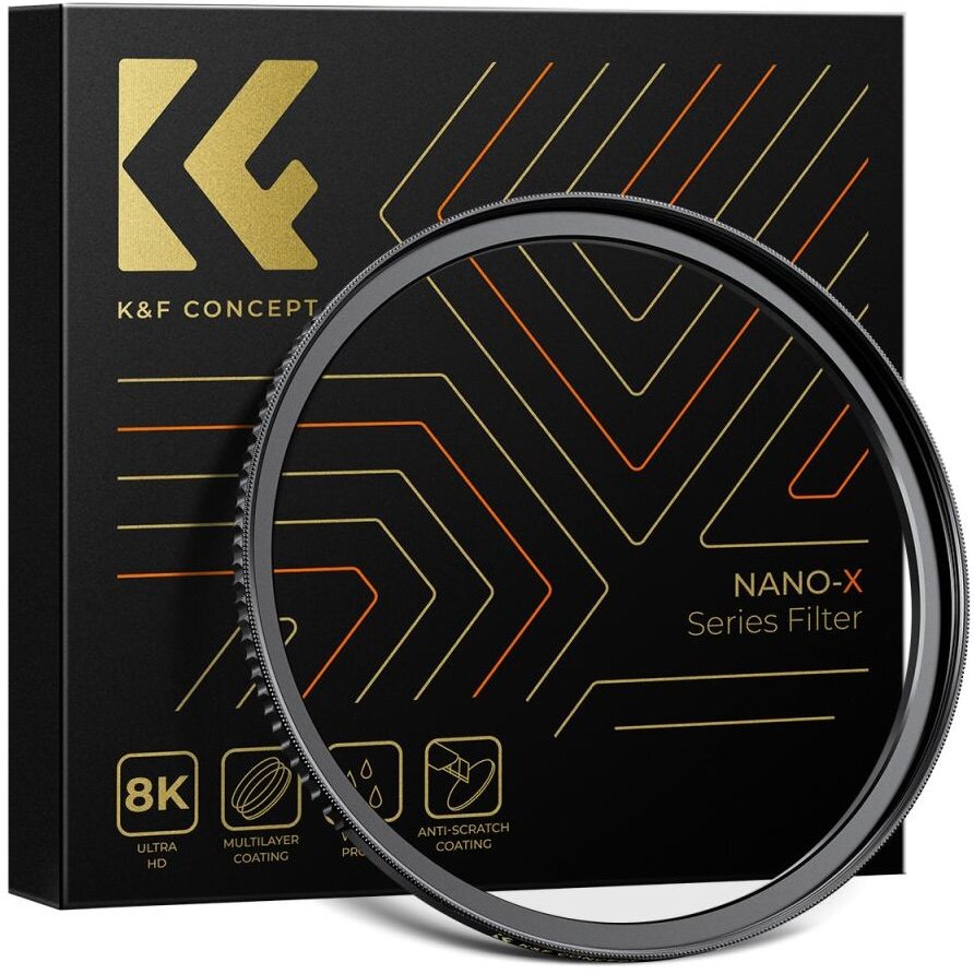 Переходное кольцо K&F Concept для светофильтра 58-77mm