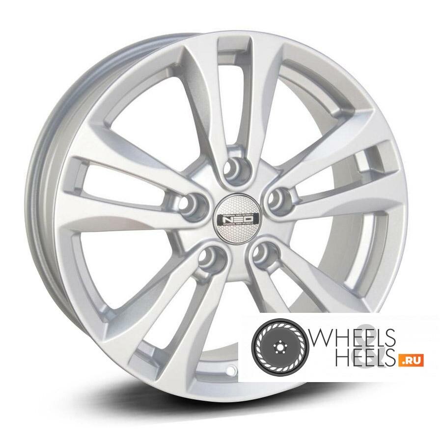 Диск автомобильный литой NEO 658 16x6.5 5x114.3 et45 dia67.1 Серебристый