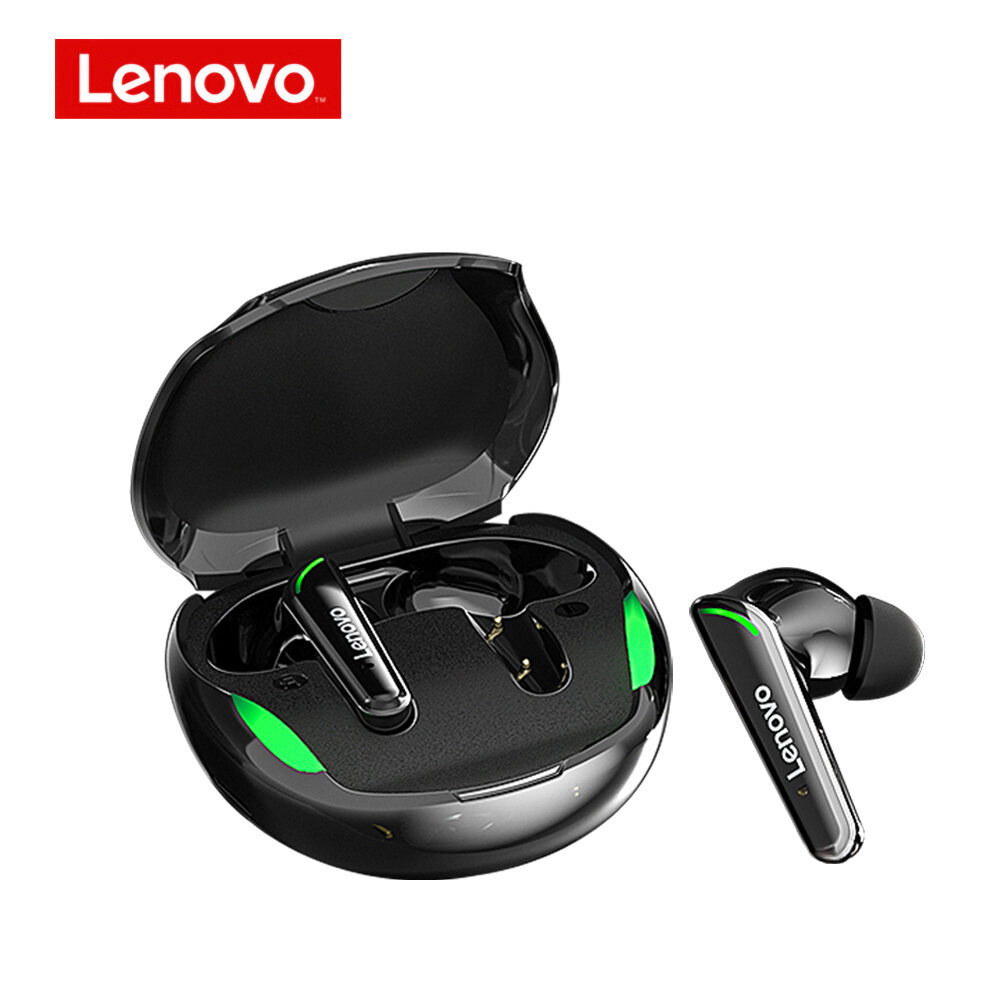 Lenovo XT92 Wireless BT5.1 Gaming Earbuds In-ear Headphones with 10mm Speaker Unit SBC/AAC Audio Decoding Touch Control Black