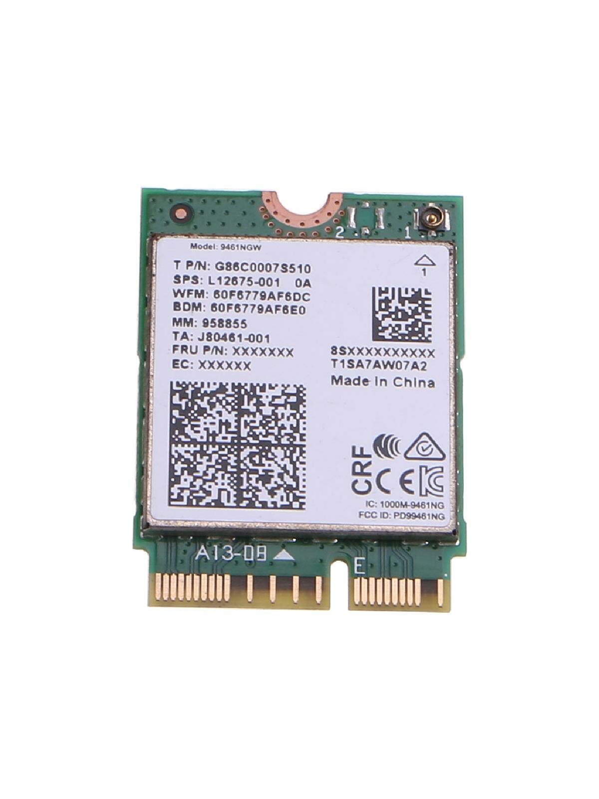 Dual Band 2.4G/5g WiFi Card for M.2 Wireless AC 9461 for Intel 9461NGW 802.11ac NCNVI Network Card Bluetooth5.0-compatib