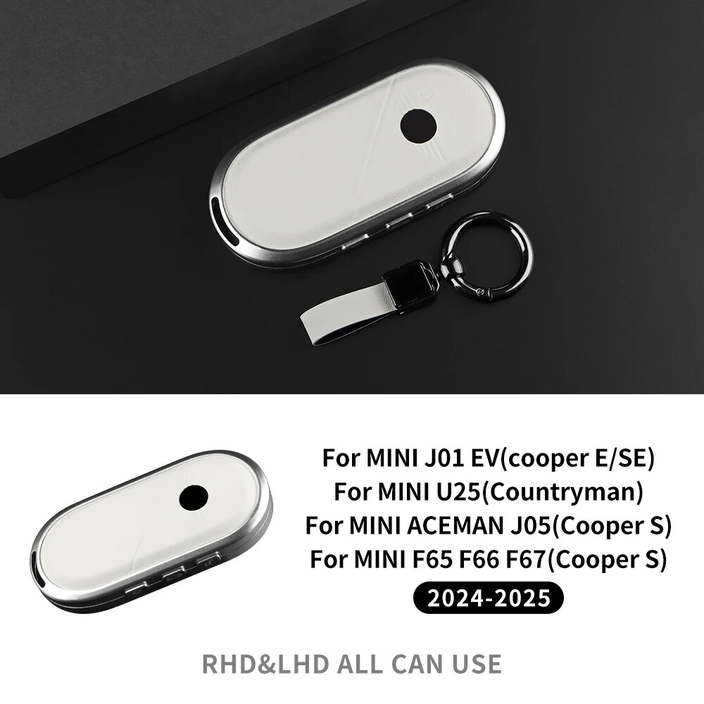 Чехол для ключа MINI Cooper Countryman J01 J05 F65 F66 белый