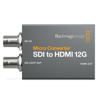 Преобразователь SDI, DVI, компонентное видео, HDMI Blackmagic Micro Converter SDI to HDMI 12G PSU