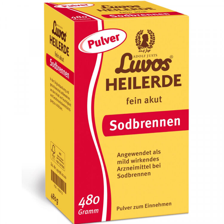 Luvos Heilerde fein akut Sodbrennen 480g