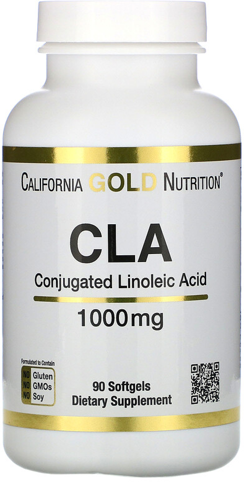 California Gold Nutrition, Clarinol, КЛК, CLA, конъюгированная линолевая кислота, 1000 мг, 90 мягких таблеток