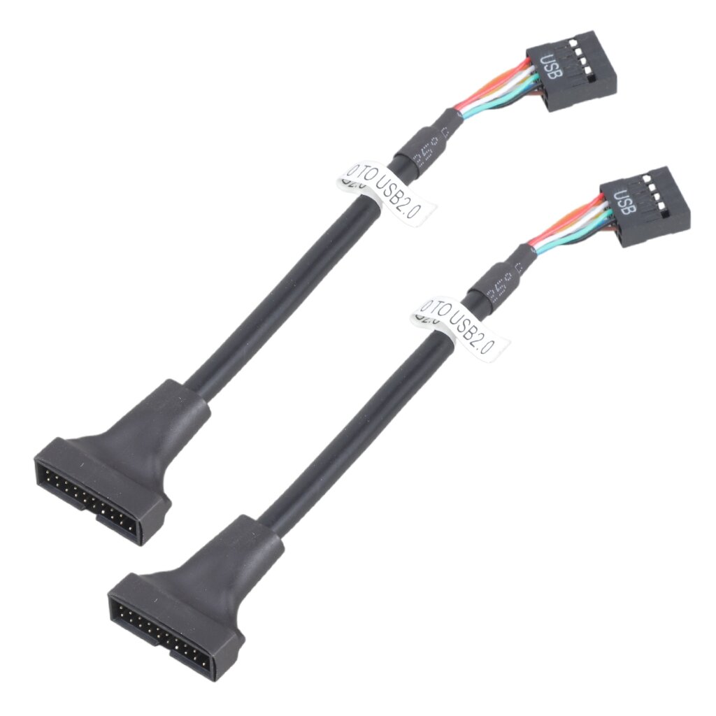 2 переходных кабеля 19Pin USB3.0 - 9pin USB2.0