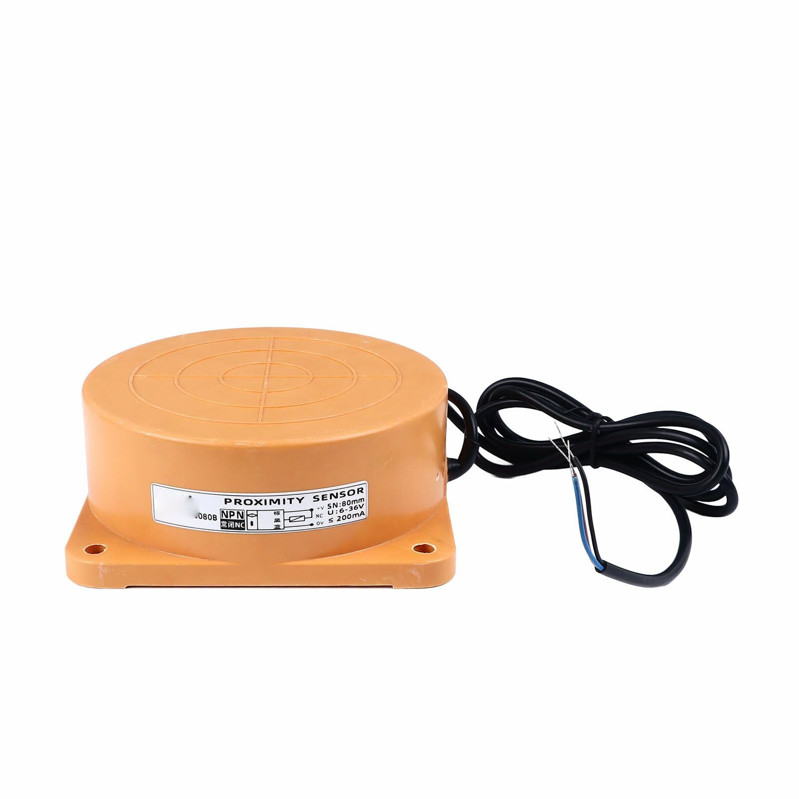 Индукционный датчик приближения с диапазоном 80 мм, NPN выход, 3 проводной НЗ, ИК-датчик