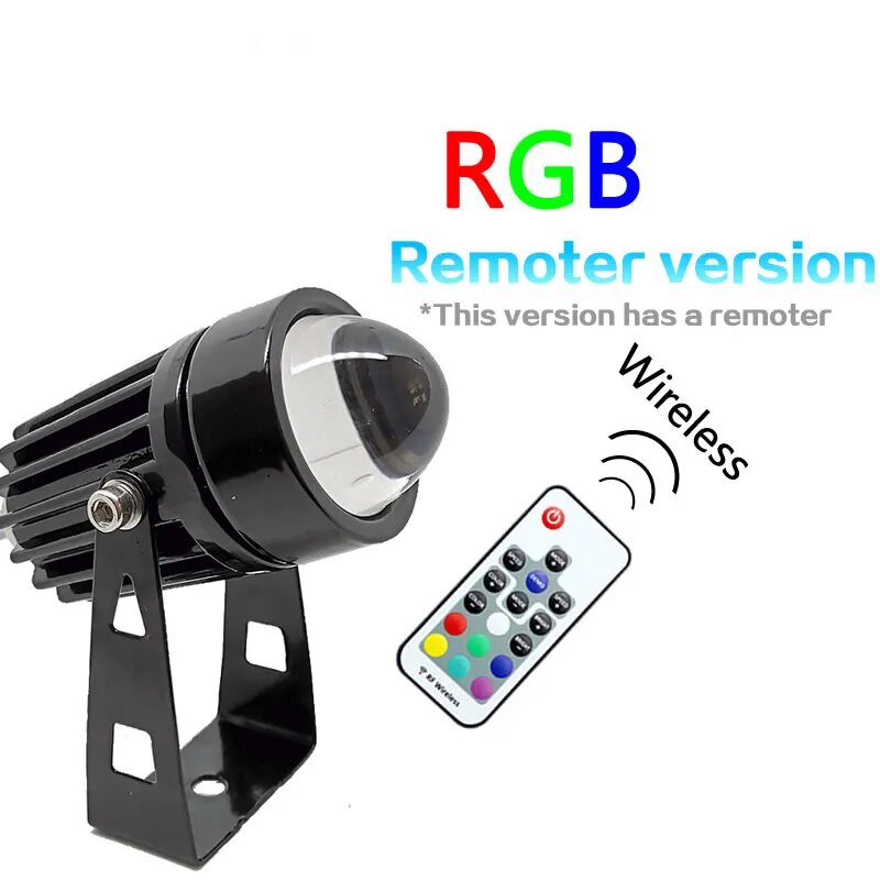 VisWorth RGB настенный прожектор для улицы 5Вт/12Вт RGB remoter, 9W